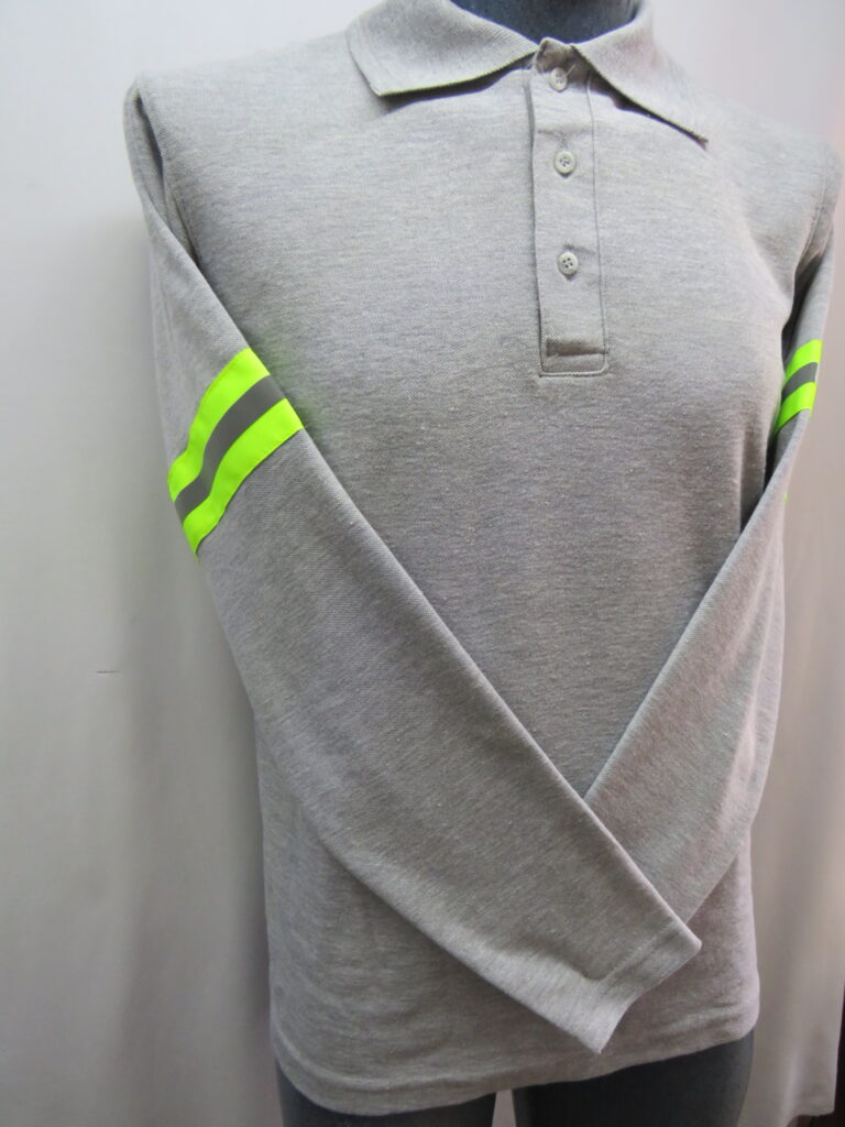 POLO MANGA LARGA CON REFLEJANTE - PB Uniformes